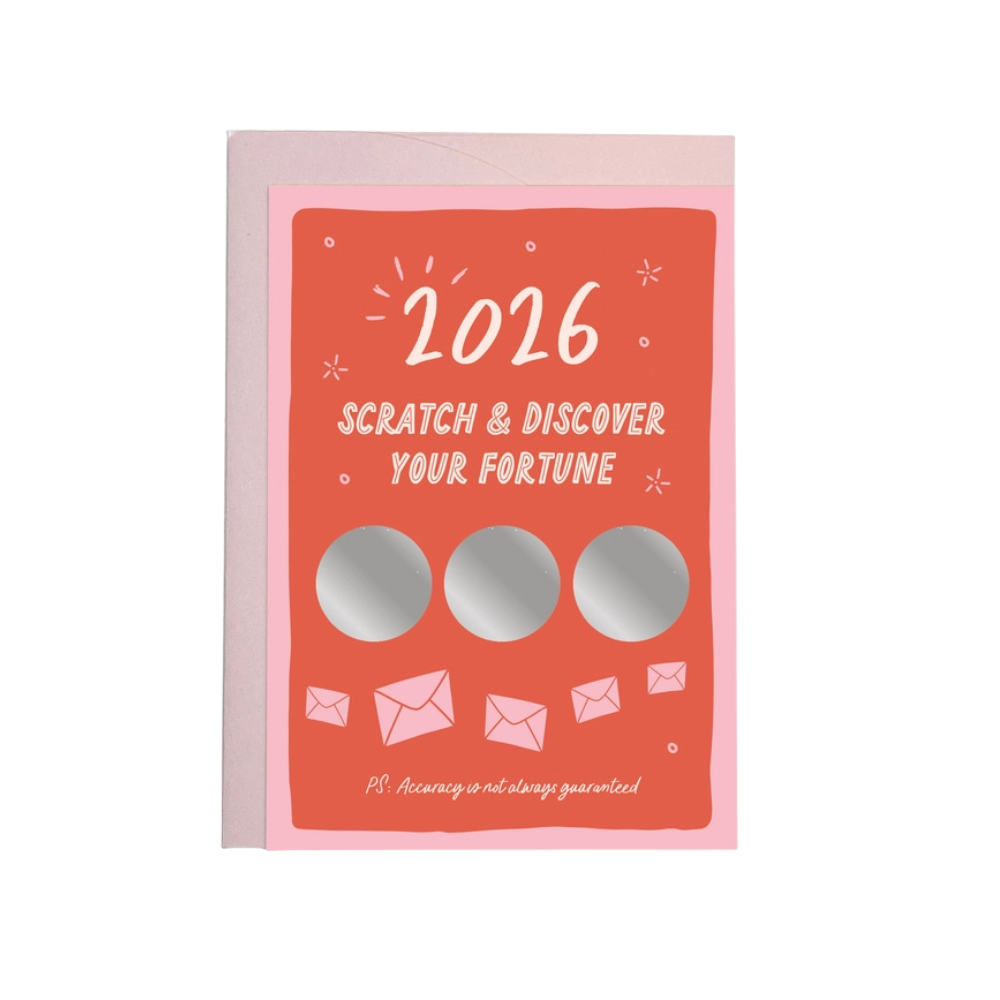 FORTUNE SCRATCH 2026 GREETING CARD – North West Gifts